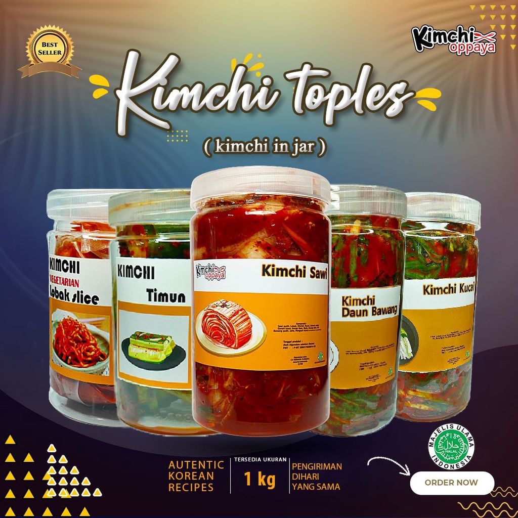Jual Kimchi In Jar 1 Kg Kimchi Original Korea Halal Authentic Korea ...