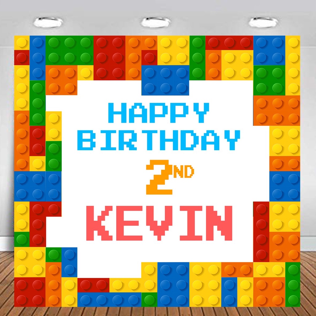 Jual Lego Parcel Backdrop Birthday / Banner Flexi Ulang Tahun / Hiasan ...
