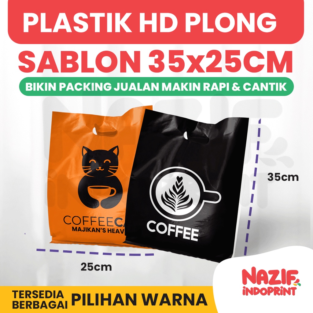 Jual Plastik Olshop 25 X 35 [FREE DESIGN] Sablon / Plastik Packing ...