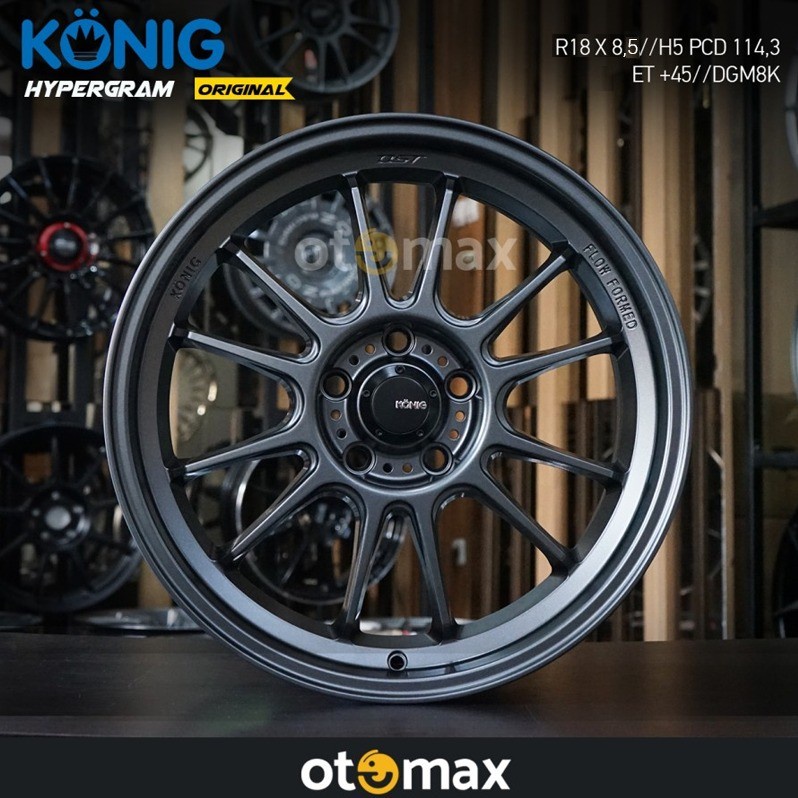 Jual Velg Mobil Konig Hypergram Original Ring 18 DGM8K | Shopee Indonesia