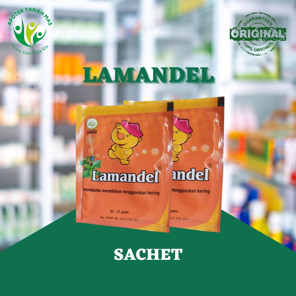 Jual Lamandel Sachet untuk Obat Amandel dan Sakit Tenggorokan | Shopee ...