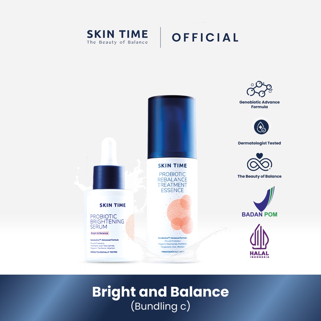 Jual SKIN TIME Bright and Balance Bundling C | Skin Barrier Repair ...