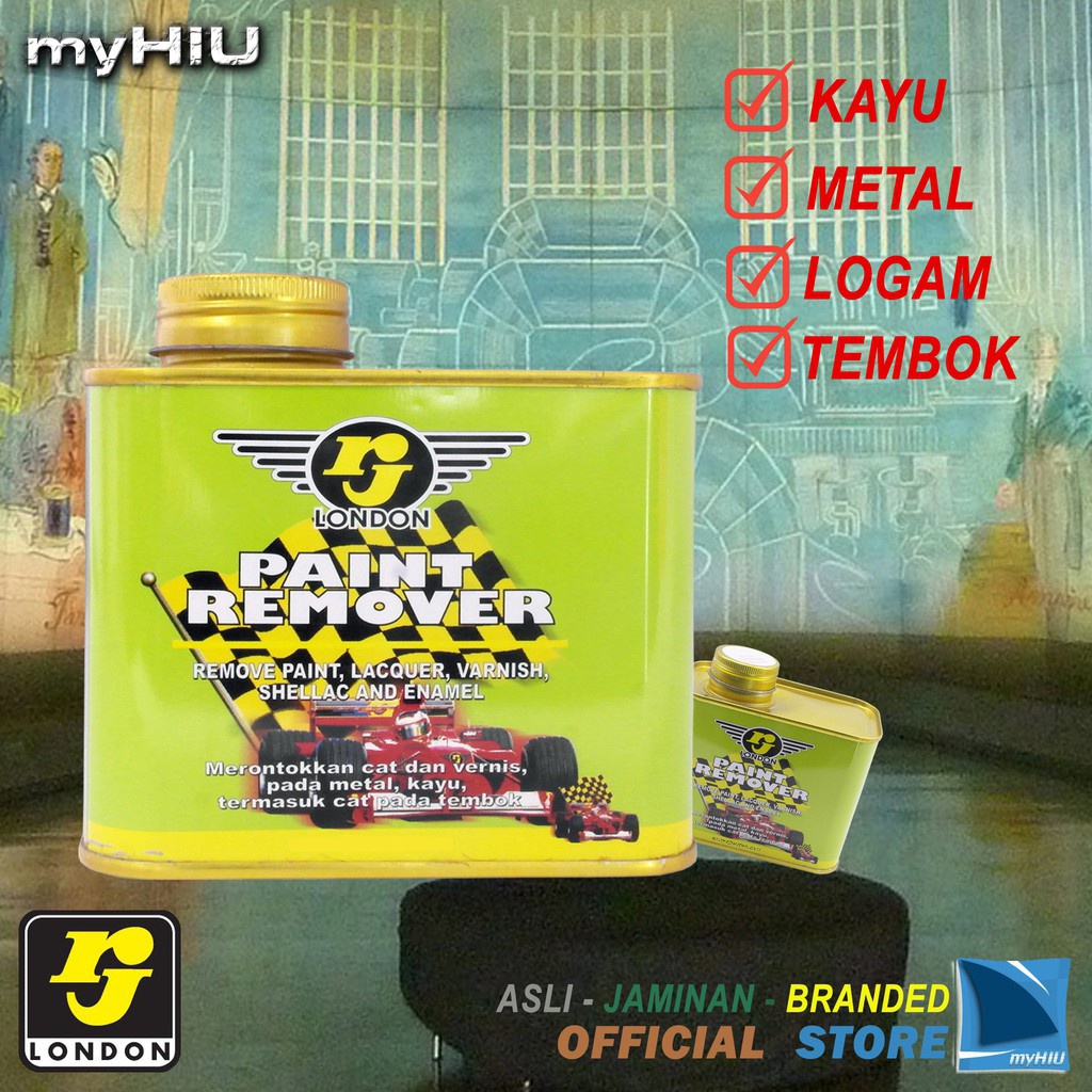 Jual Cairan Perontok Cat / Pernis / Serlak / Enamel 450 ml Kayu Logam ...