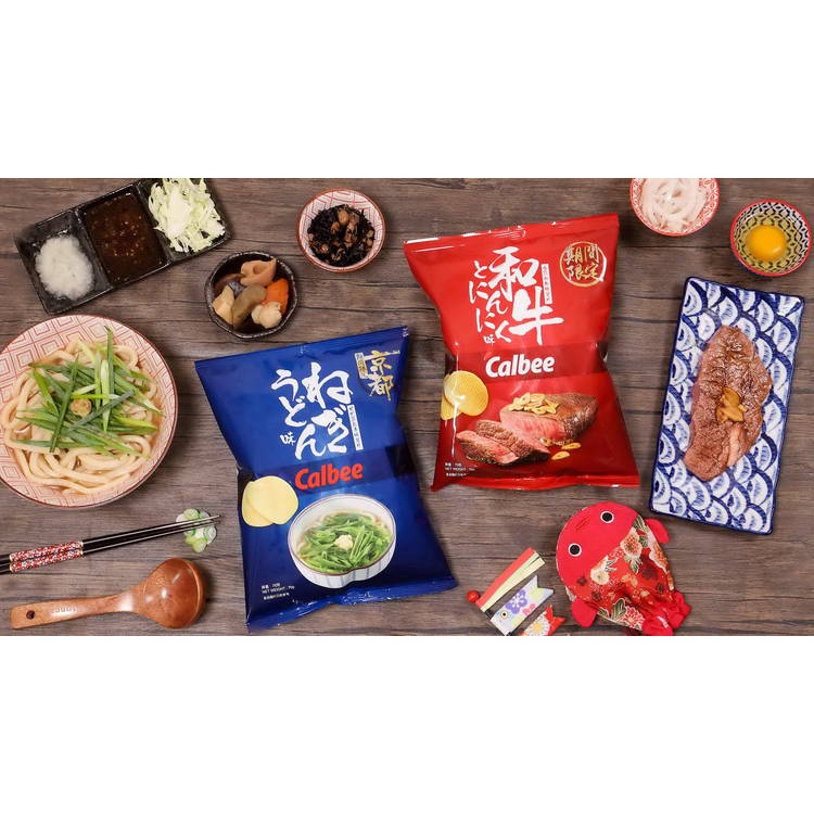 Jual Snack Calbee Edisi Premium rasa Wagyu & Green Onion Udon Potato ...