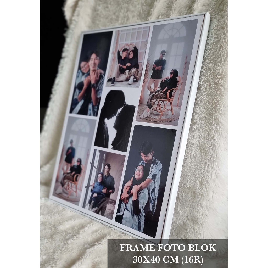 Jual CETAK FOTO BINGKAI UKURAN 16R 30X40 CM LAMINASI - FRAME FOTO BLOCK ...