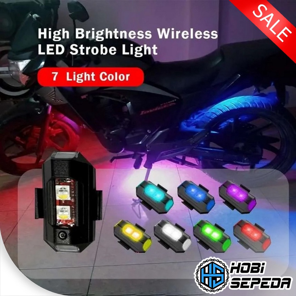 Jual Lampu Strobo LED Isi Ulang 3/7 Warna Lampu LED Lampu Rambu ...