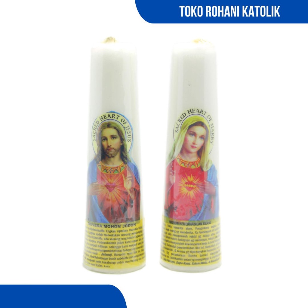 Jual LILIN DOA KATOLIK 17 CM / LILIN ALTAR / LILIN DOA BESAR / LILIN ...