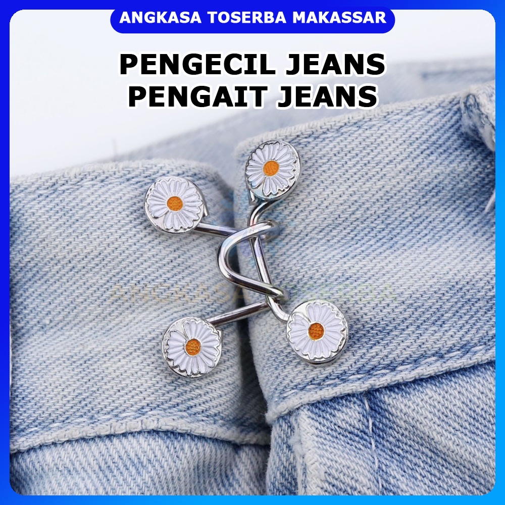 Jual Kancing PENGECIL Jeans Kancing Pengait Celana Kait Celana Instan ...