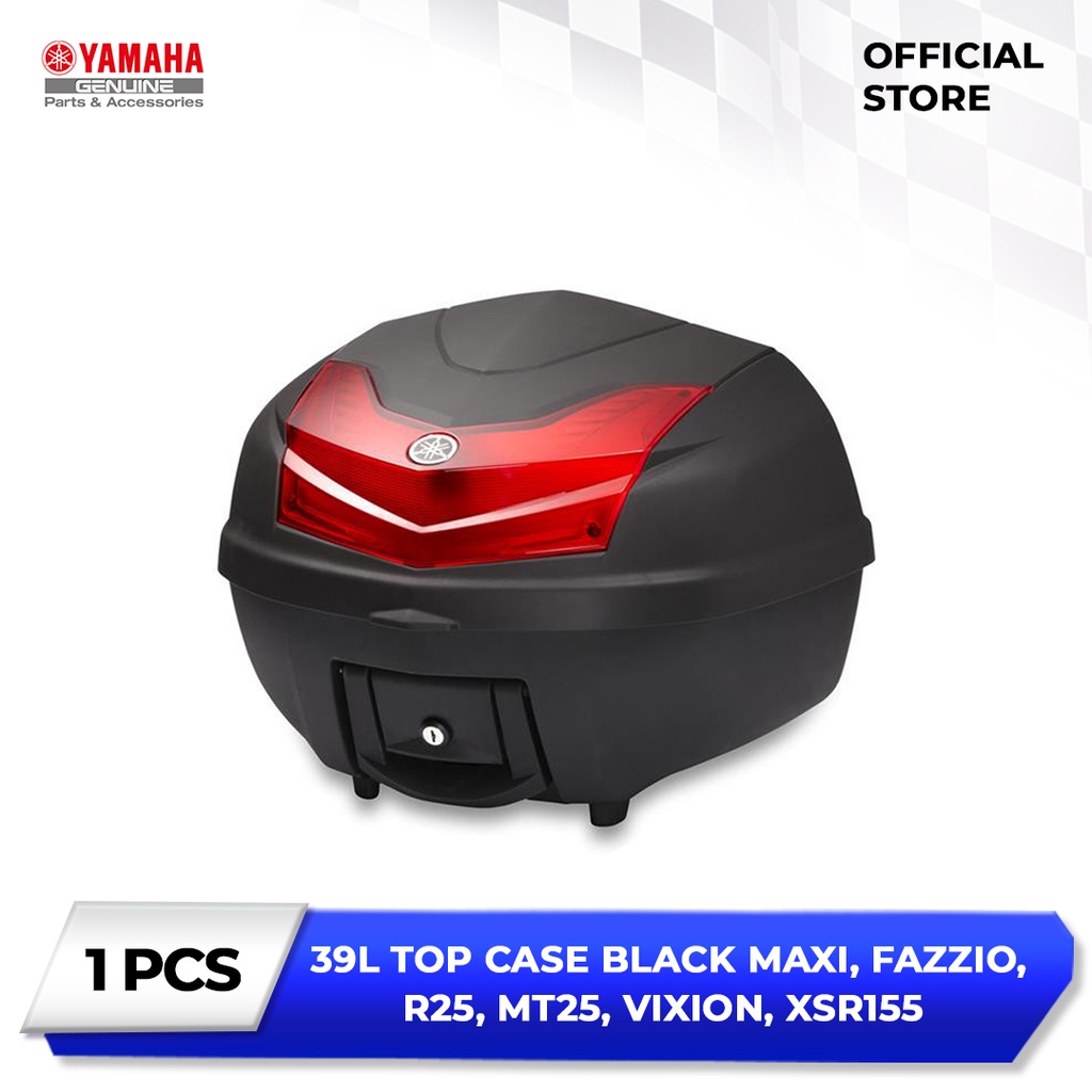 Jual Yamaha 39L Top Case Black MAXI, FAZZIO, R25, MT25, VIXION, XSR155 ...