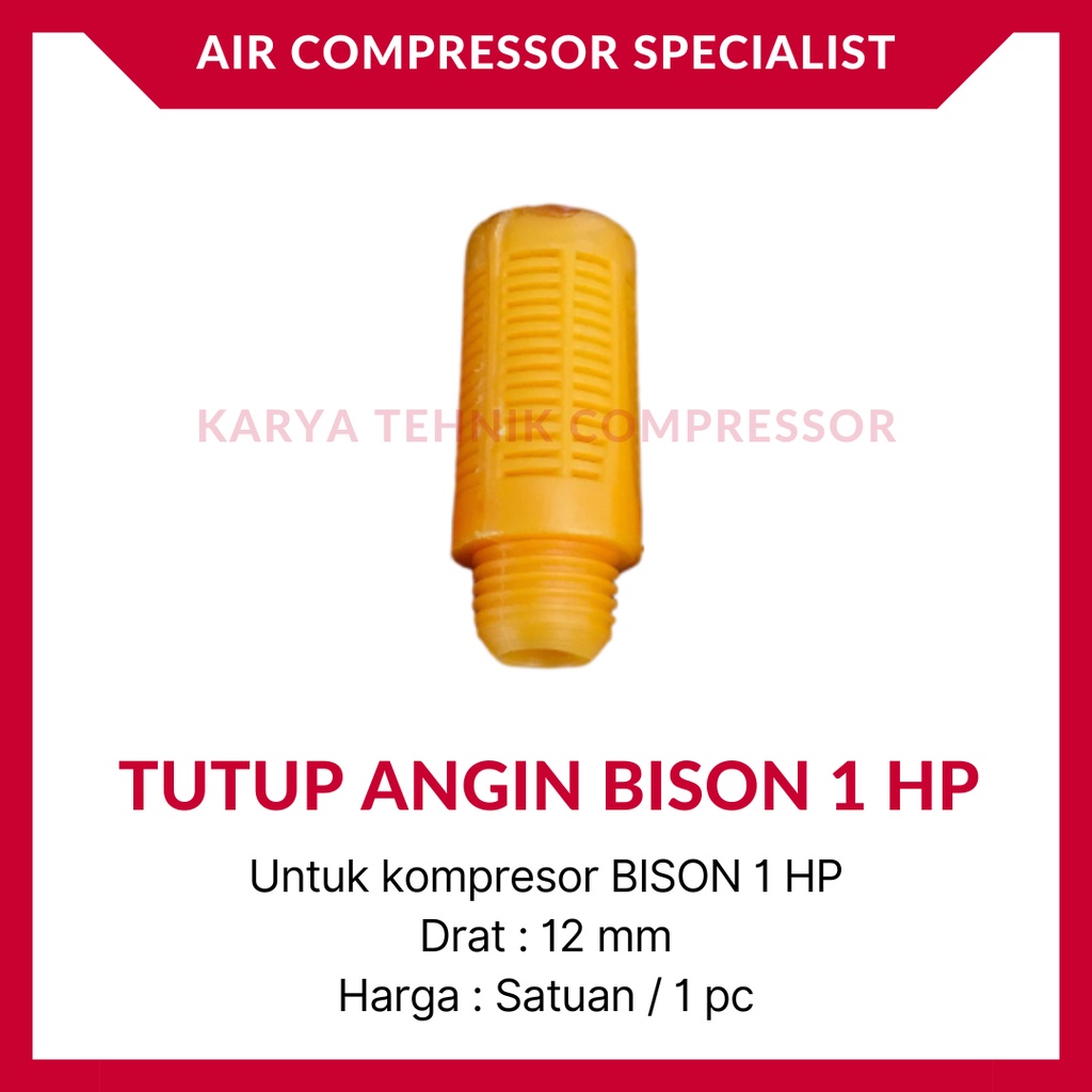 Jual Tutup Angin Breathing Cover Kompresor Udara BISON 1 HP | Shopee ...