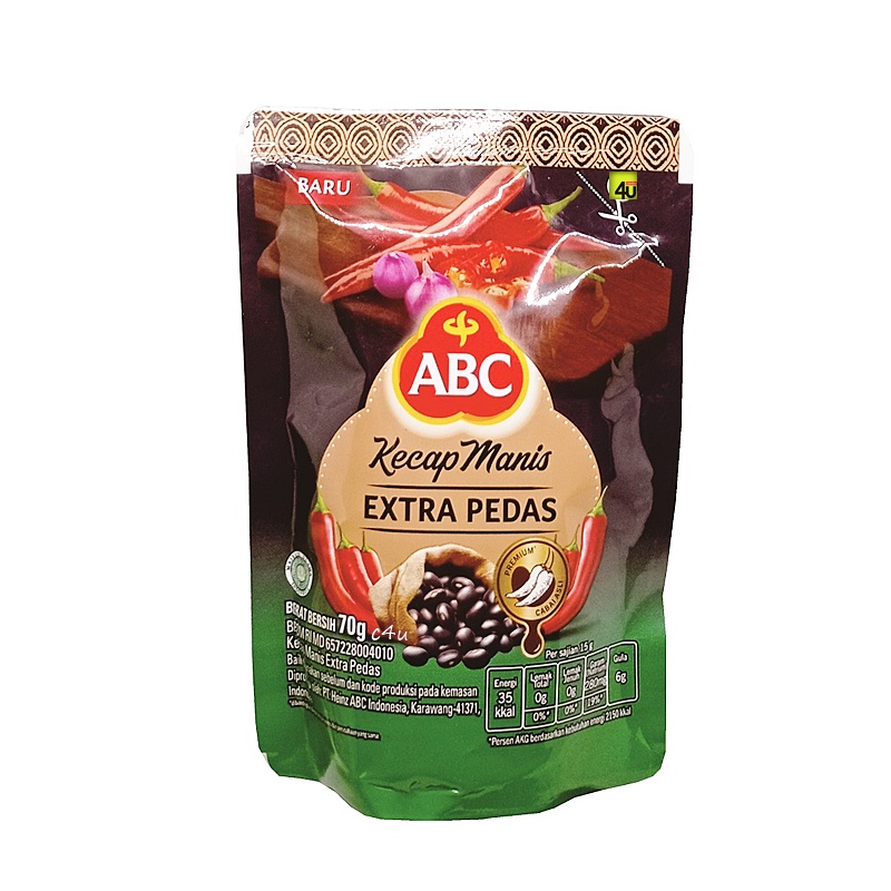 Jual ABC KECAP EXTRA PEDAS REF 70ML /PCS | Shopee Indonesia