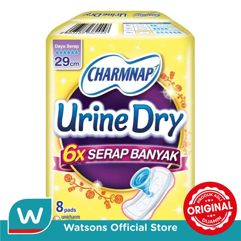 Jual CHARM Nap Urine Dry Pembalut 29Cm 8'S | Shopee Indonesia