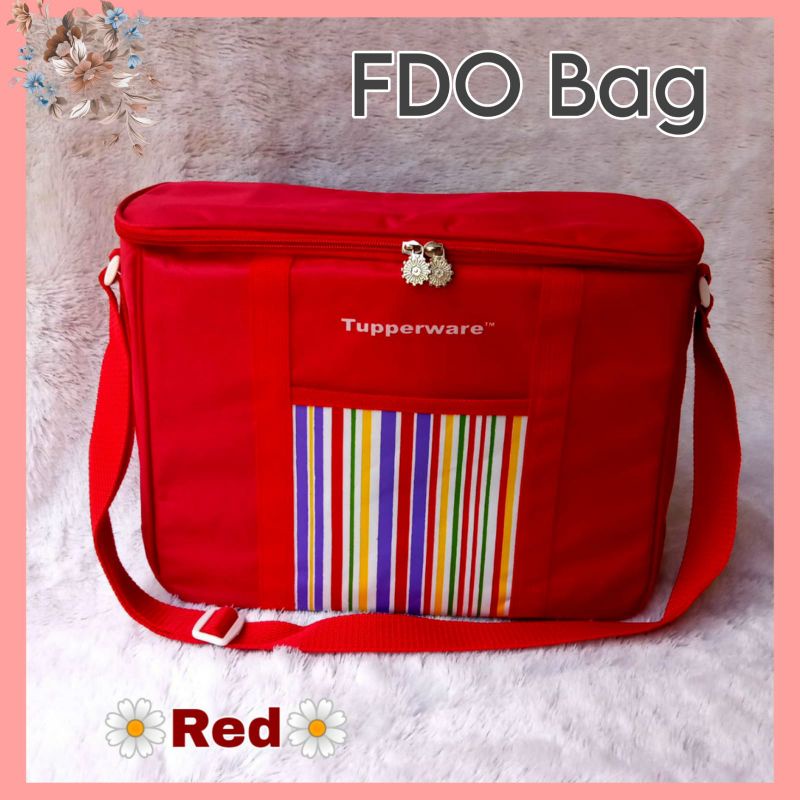 Jual Tas Bekal Tupperware Fdo ( Zipper bunga Es ) / Tas Multifungsi ...