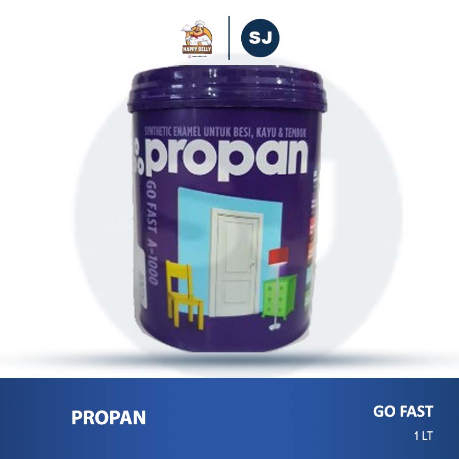 Jual Cat Besi Kayu & Tembok Waterbased Propan Go Fast A1000 1L | Shopee ...