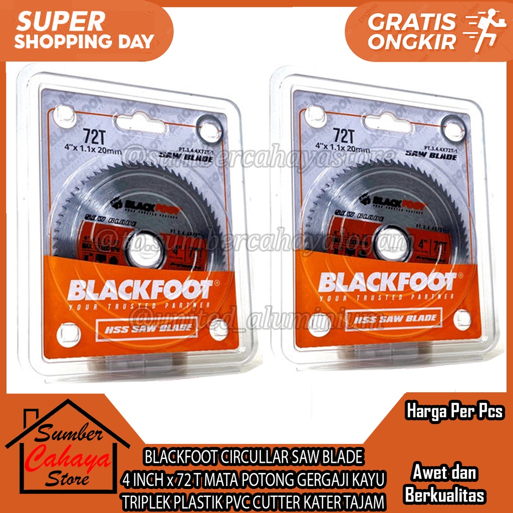 Jual Blackfoot Circular Circullar Sirkular Blade 4 Inchi In Inci Inch X ...