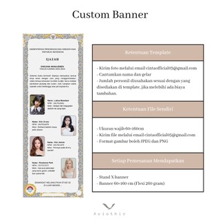 Jual Banner Custom | Banner Wisuda | Banner Acara | Banner Event ...