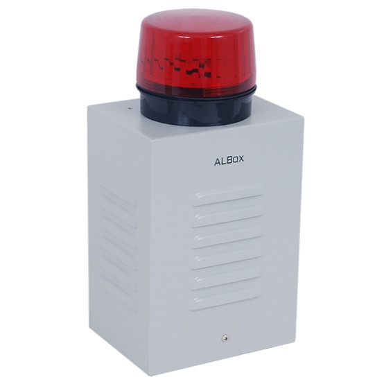 Jual Alarm Albox Metal Box Siren With Strobe Light Mbs20 | Shopee Indonesia