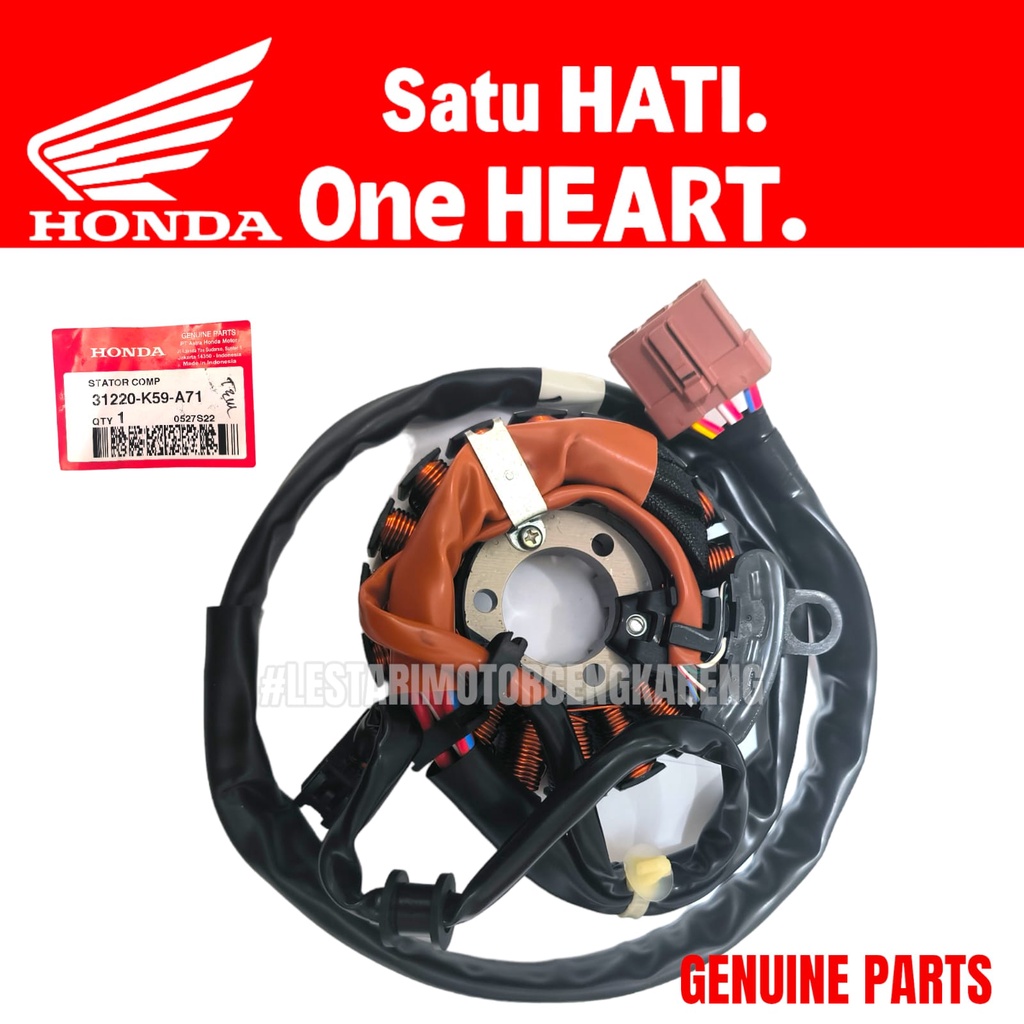 Jual SPUL SPULL MAGNET STATOR COMP NEW VARIO 150 ESP 2018 31220-K59-A71 AHM | Shopee Indonesia
