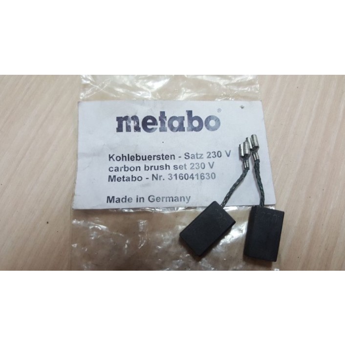 Jual CARBON BRUSH SET 316046800 FOR METABO ANGLE GRINDER 4IN W8-100 ...