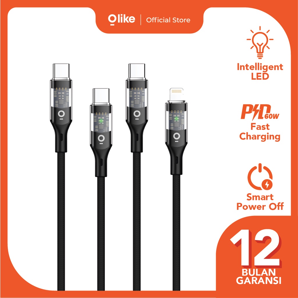 Jual KABEL DATA Olike D103 Fast Charging 60Watt Automatic Power-Off ...