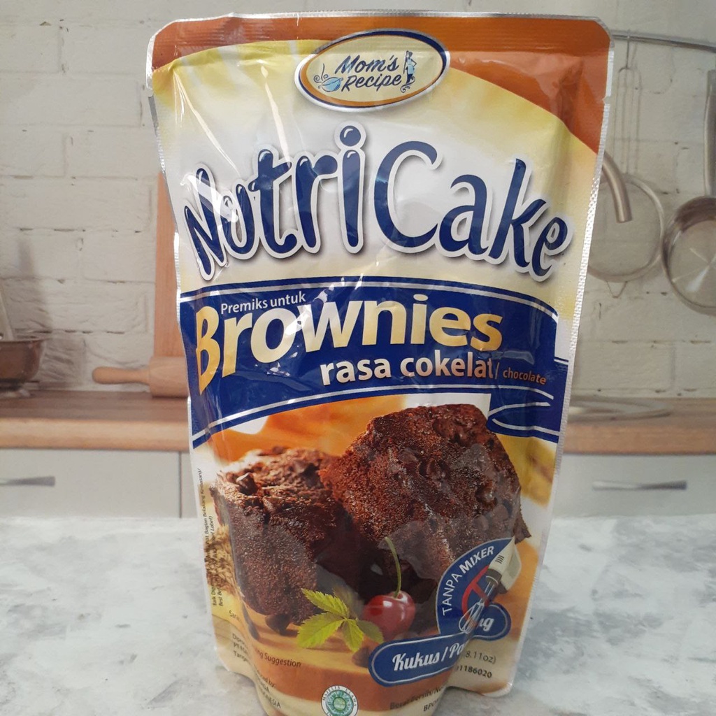 Jual Tepung Premiks Brownis NutriCake Brownies kemasan pouch 230g ...