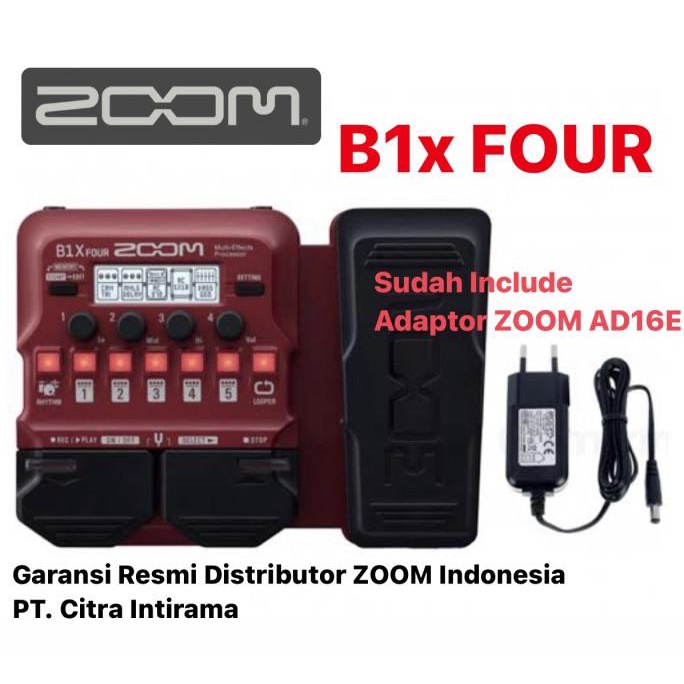 Jual Zoom B1X Four B1Xfour B1-Xfour Effect Bass Multi Effect | Shopee ...