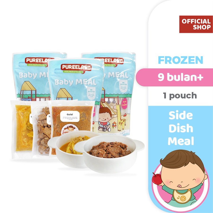 Jual Pureeland Baby Side Dish Meal / Lauk Siap Saji / Frozen Mpasi Bayi ...