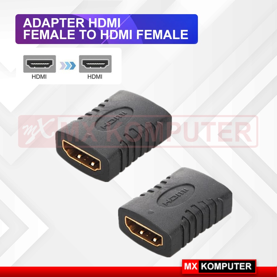 Jual HDMI Female to HDMI Female Connector | Shopee Indonesia