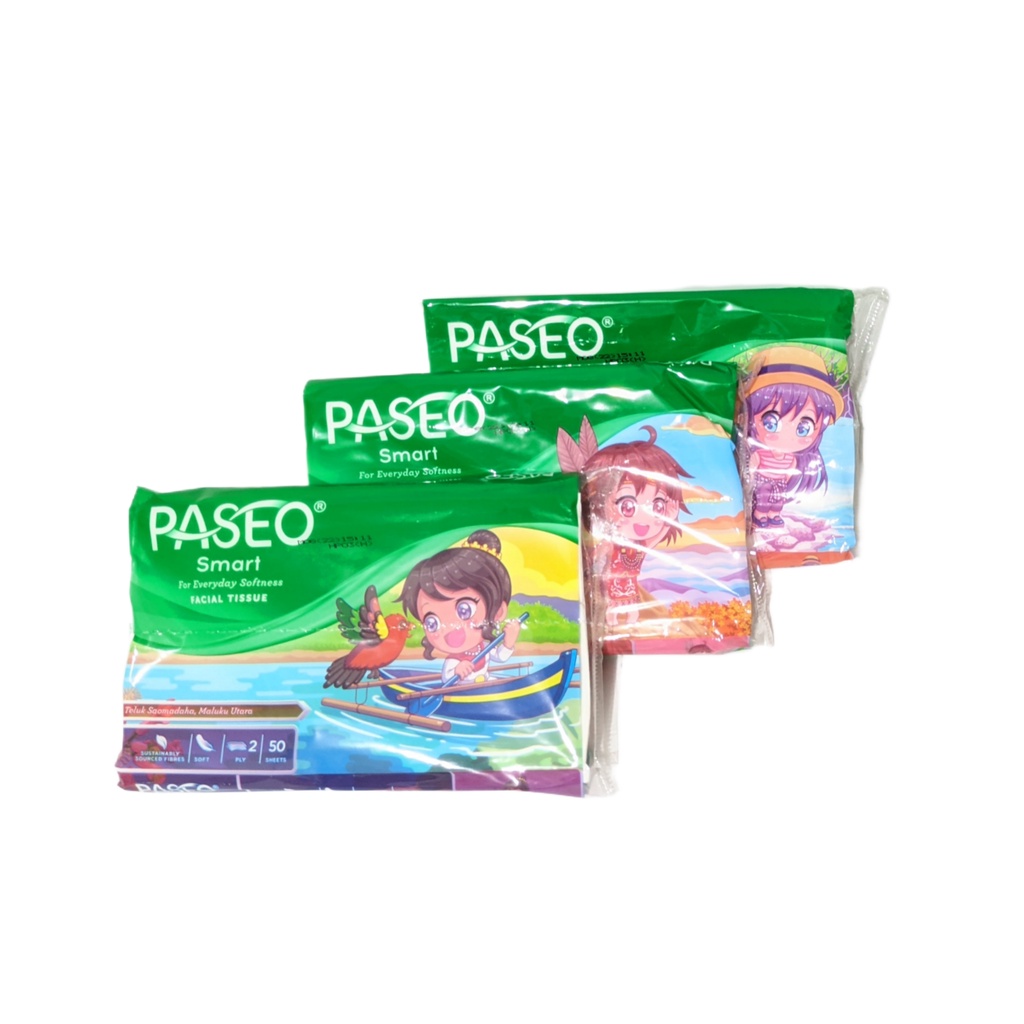 Jual Tisu Tissue PASEO FACIAL 50 lembar TRAVELPACK TISU WAJAH 50 SHEET 2 PLY | Shopee Indonesia