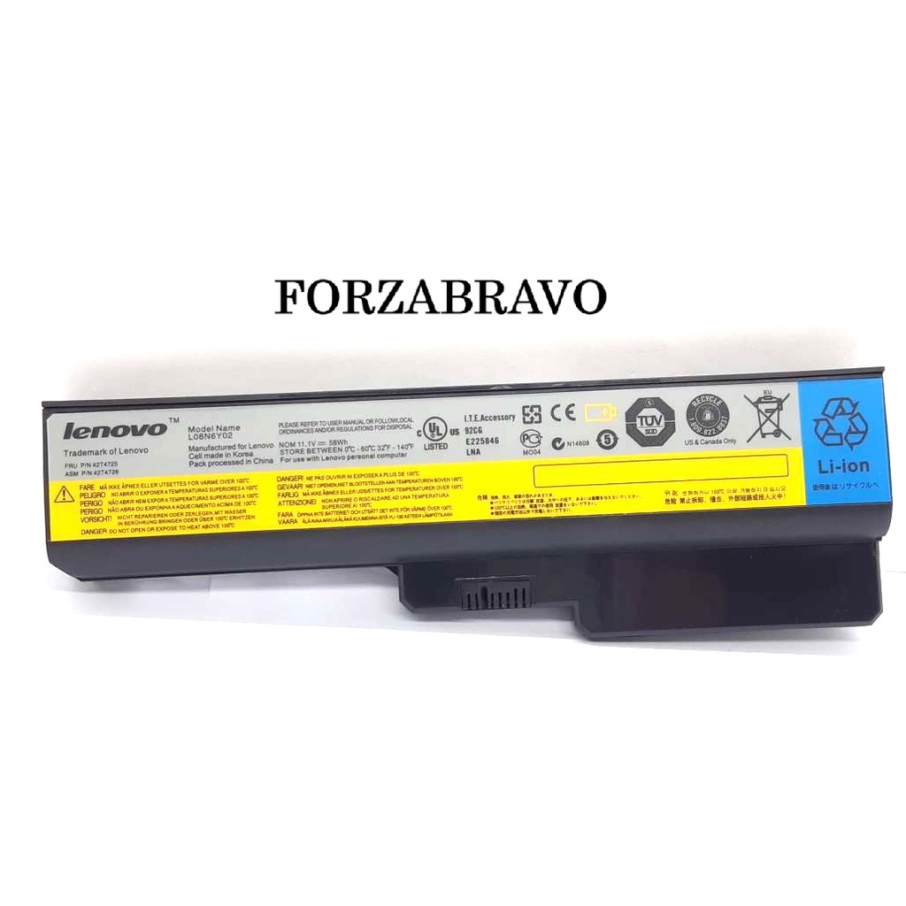 Jual Baterai Battery Original Laptop Lenovo 3000 G450 G430 B460 Z360 58 ...