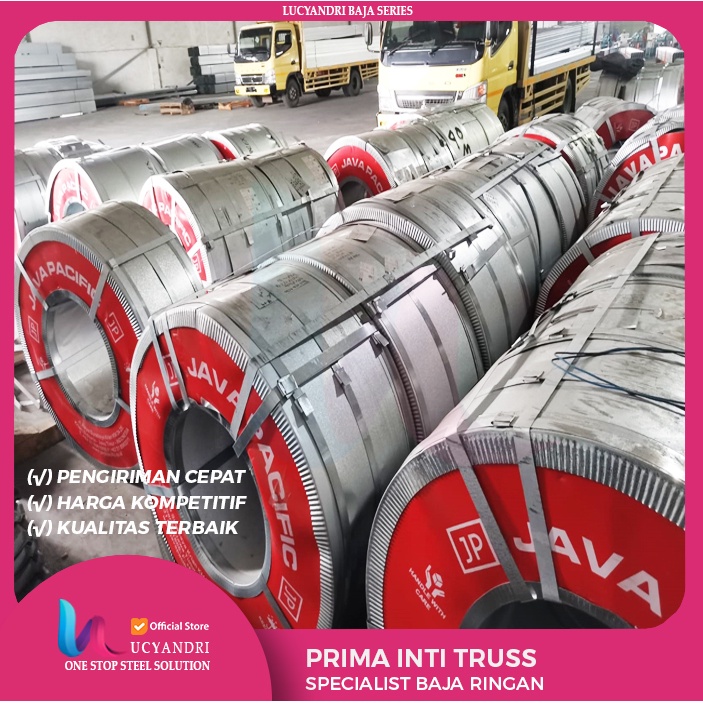 Jual Baja Ringan 0.40 MM x 6 M Prima Inti Truss Ready Stock Baja Reng ...