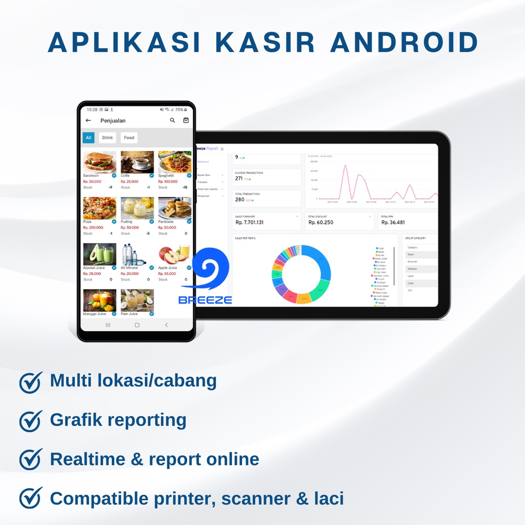 Jual APLIKASI KASIR ANDROID SOFTWARE KASIR POINT OF SALE BREEZE ...
