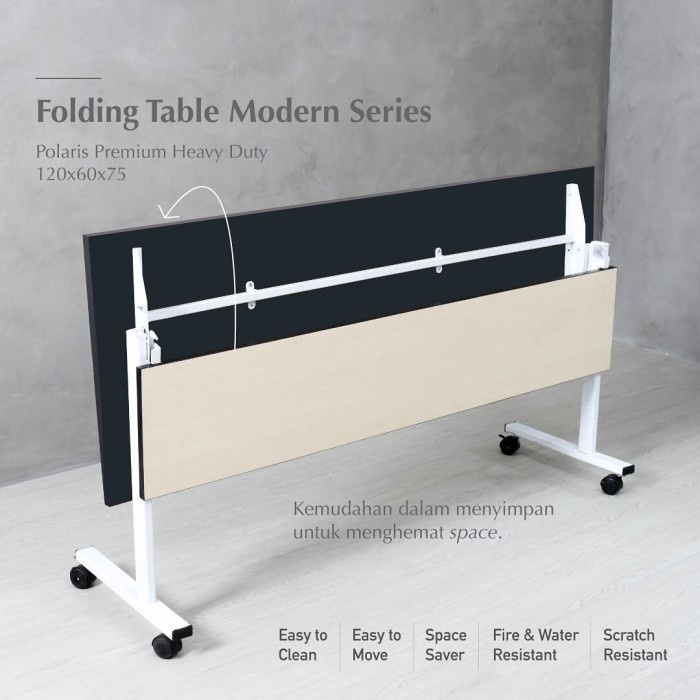 Jual Meja lipat meeting rapat IBM folding meeting training kuliah ...