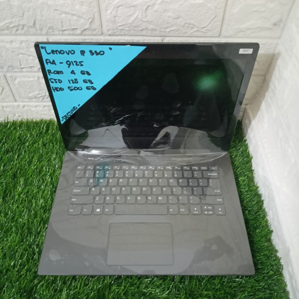 Jual LENOVO IP 330 A4-9125 RAM 4GB SSD 128GB HDD 500GB 14 INCH | Shopee ...