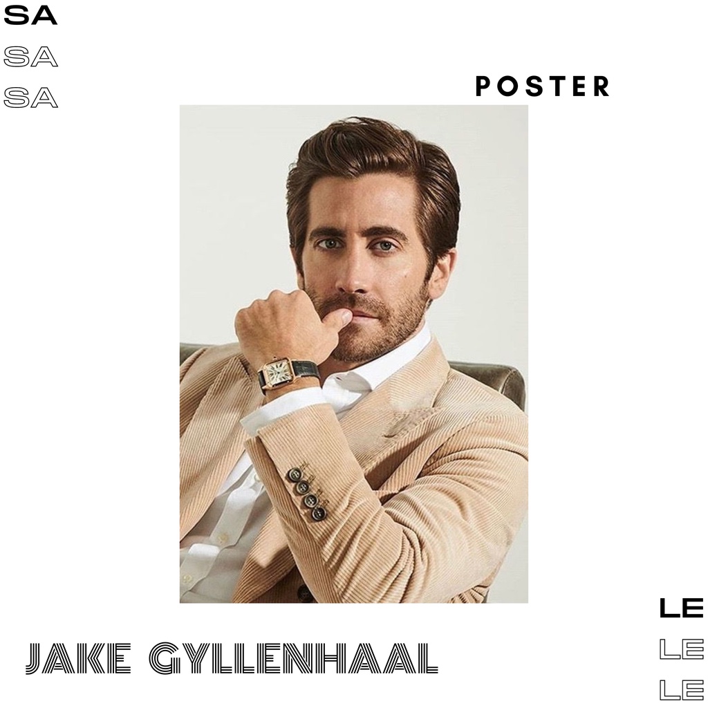 Jual POSTER DINDING JAKE GYLLENHAAL - Ukuran A3/A4 (Bisa Custom Gambar ...