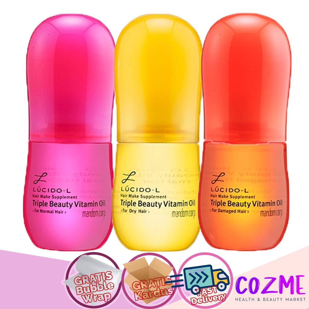 Jual LUCIDO-L Hair Vitamin Oil 50mL | Shopee Indonesia