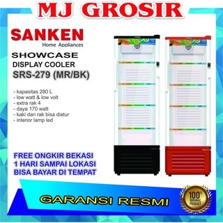 Jual SHOWCASE SANKEN 4 RAK SRS 279 | Shopee Indonesia
