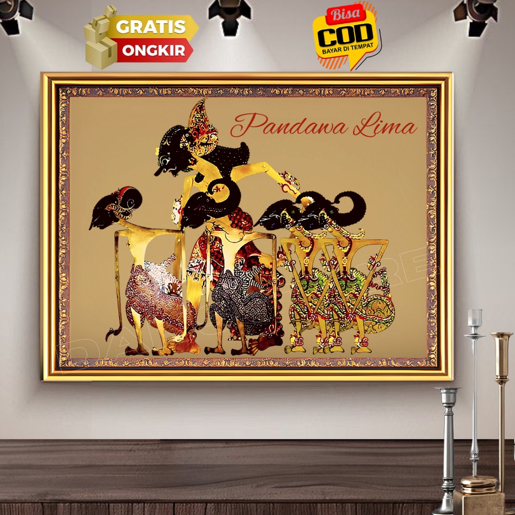 Jual Poster Pandawa Lima Yudistira Bima Arjuna Nakua Sadewa PL5 ...
