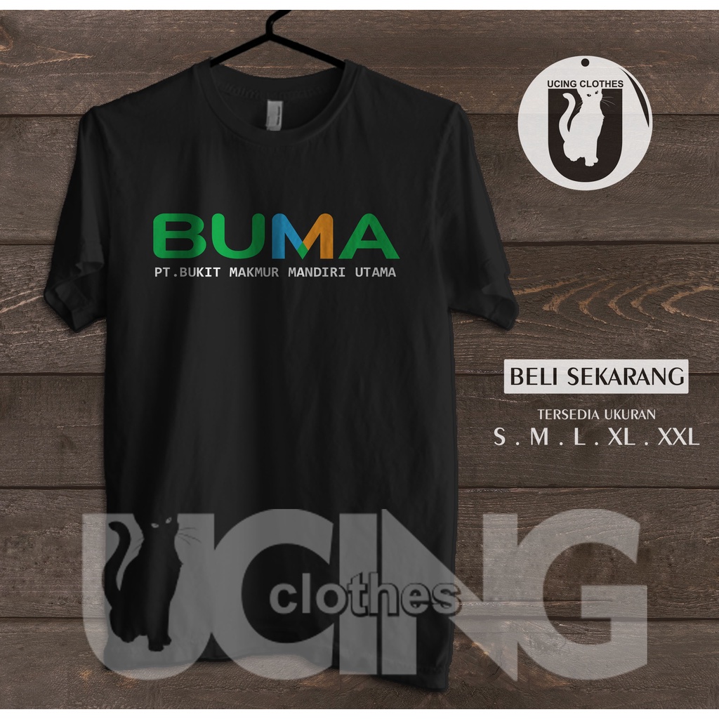 Jual Kaos Baju PT BUMA Bukit Makmur Mandiri Utama Kaos Perusahaan ...