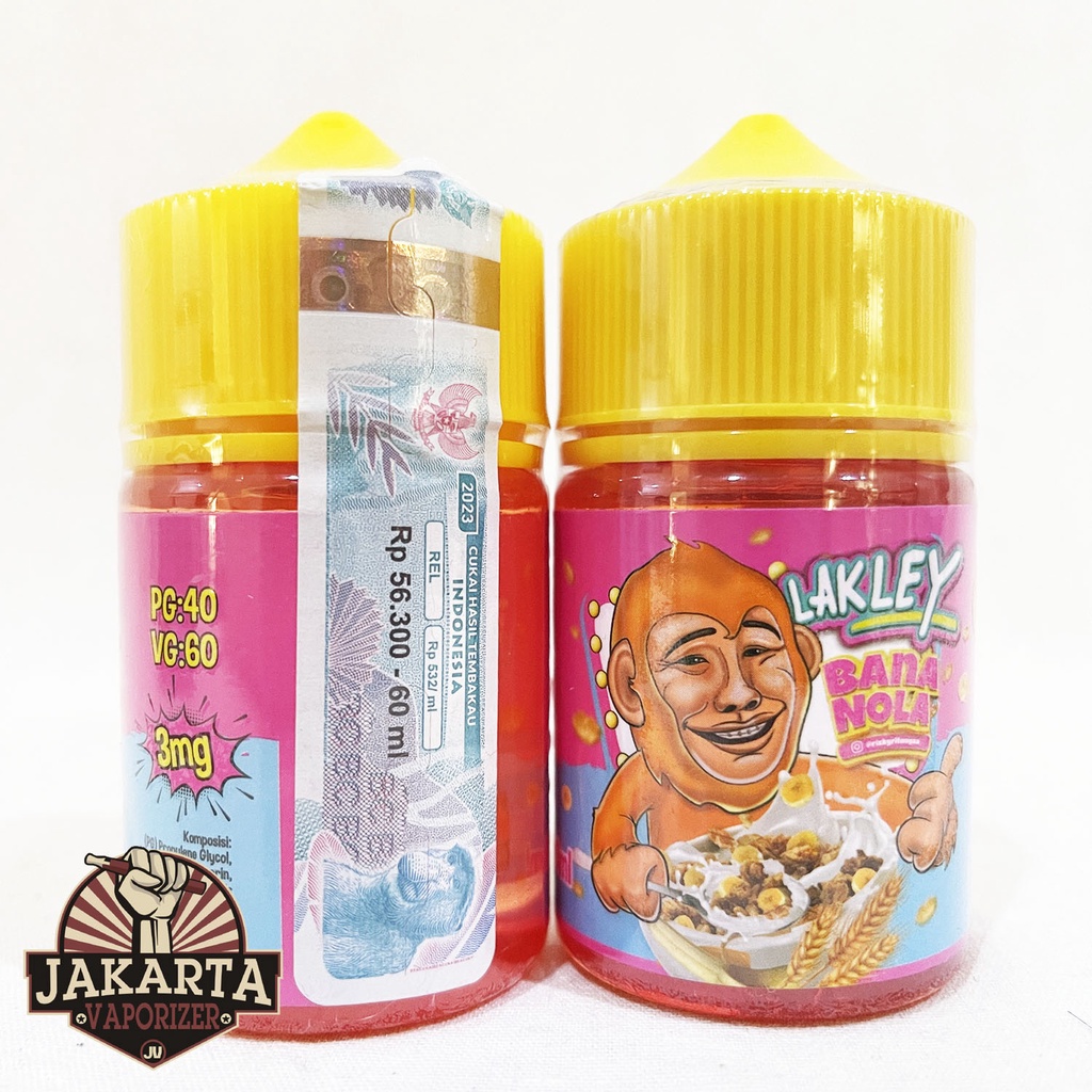 Jual LAKLEY V3 BANANOLA 60ML 3MG 6MG BY ELF X RIZKY RITONGA | Shopee ...