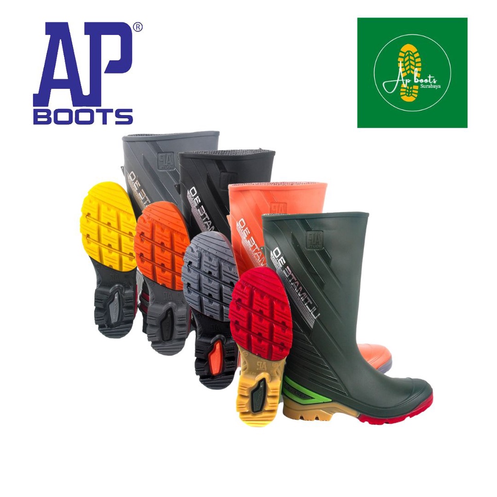 Jual Ap Boots Ultimate 2015 3.0 Sepatu Safety Boot Panjang Anti Air ...