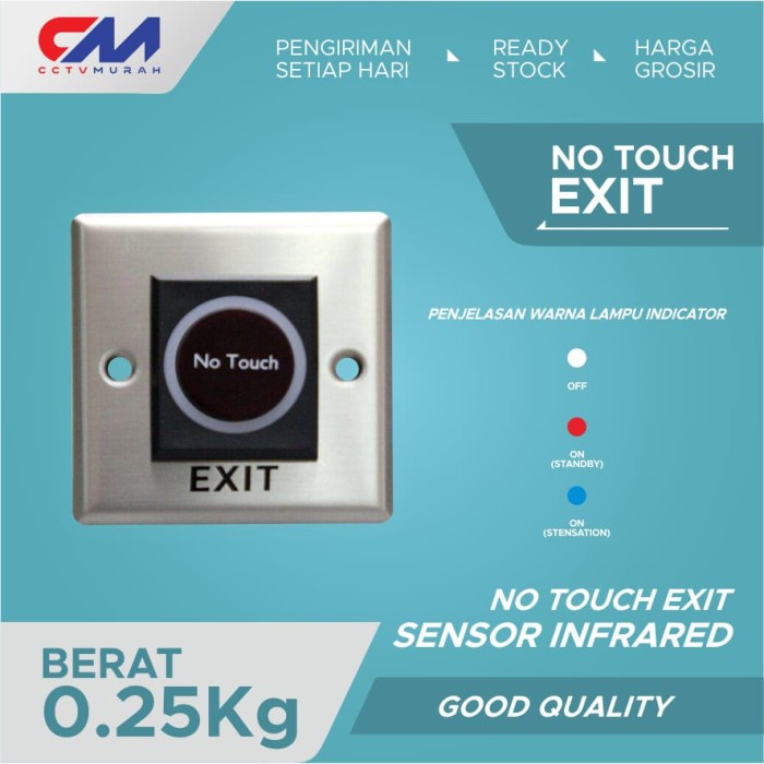 Jual Akses Exit Button No Touch | Shopee Indonesia