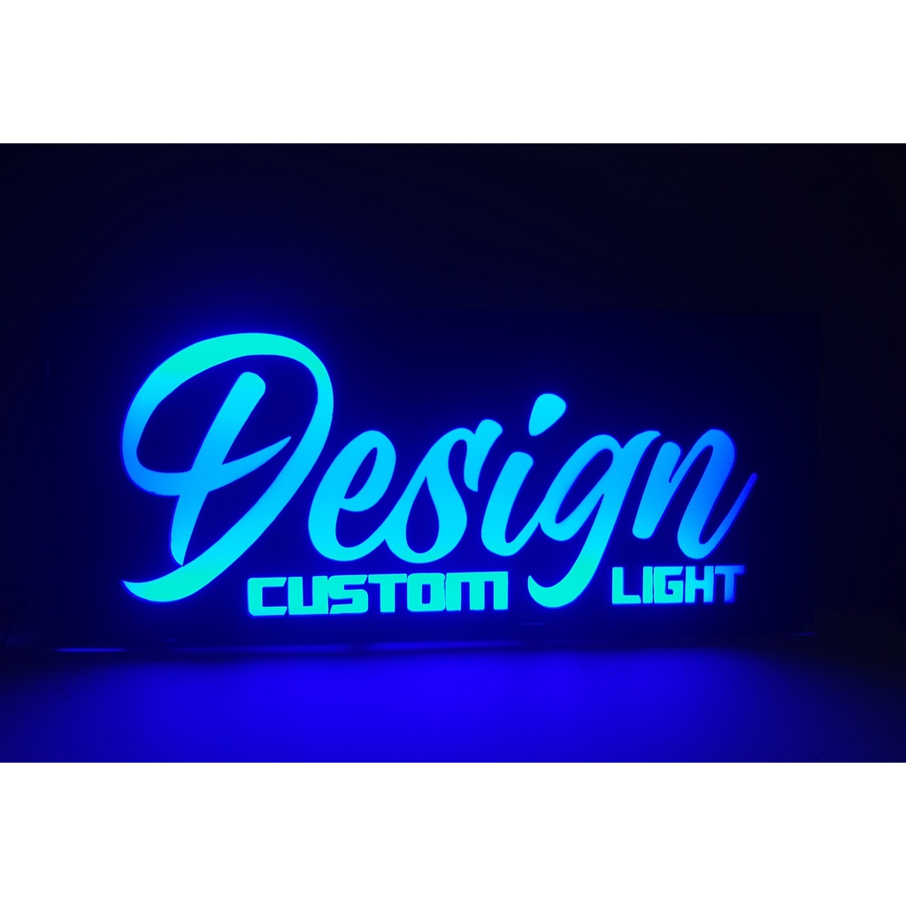 Jual Lampu tidur/lampu hias dinding/papan nama akrilik led/lampu ...