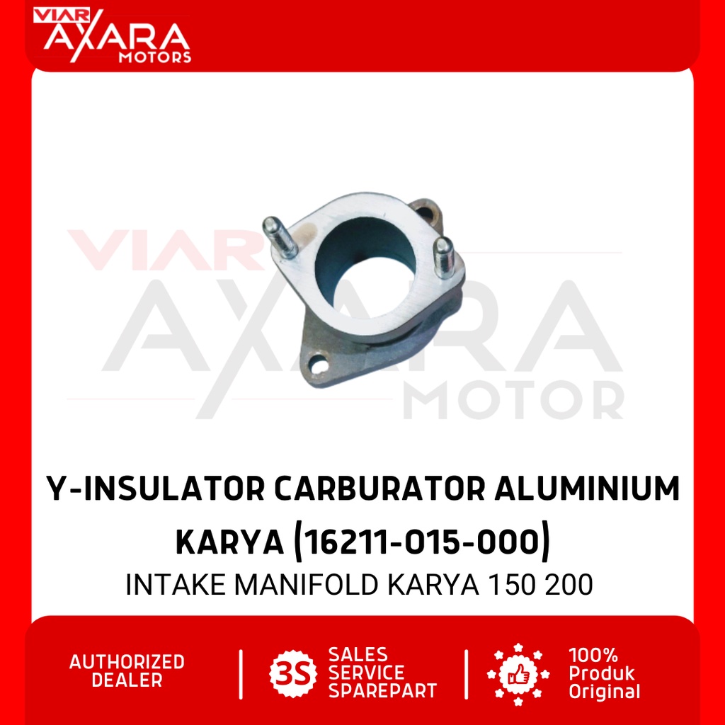 Jual Y-Insulator Carburator Aluminium Karya / Intake Manifold Sparepart Viar Karya 150 200 CC ...