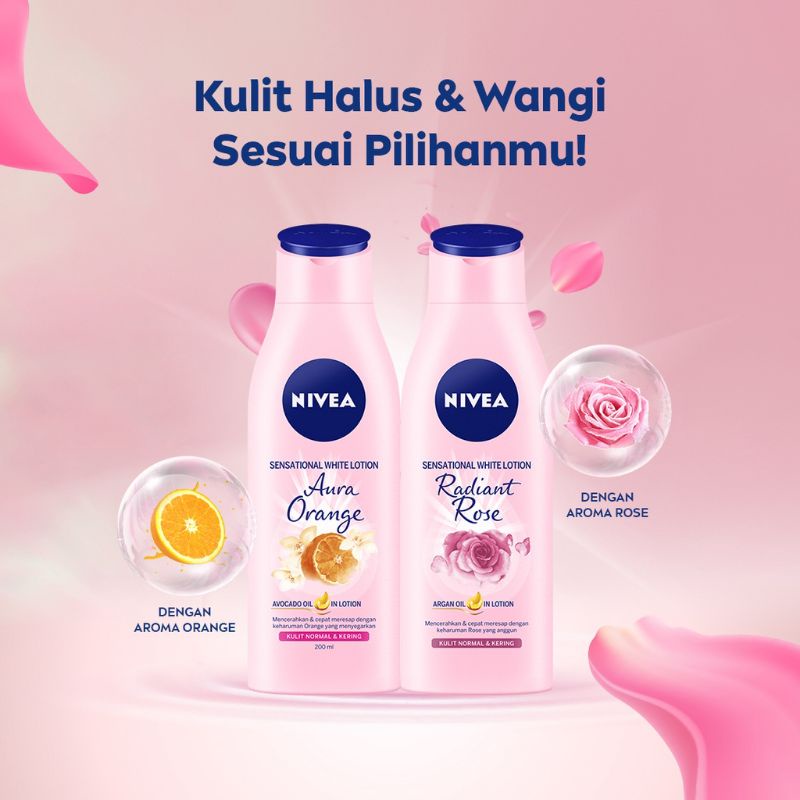 Jual Nivea Body Lotion 'Sensational White Lotion' - 2 Variant 200 ml ...
