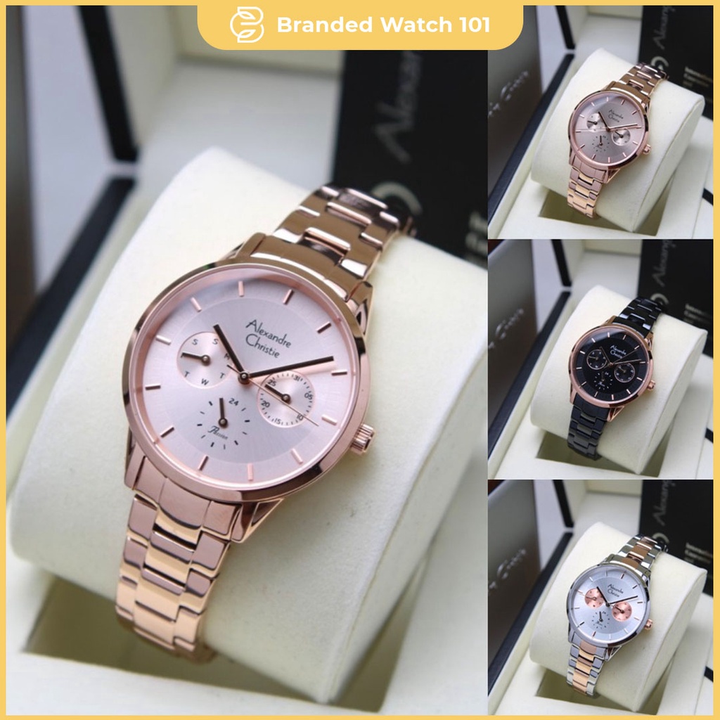 Jual ORIGINAL Jam Tangan Wanita Alexandre Christie AC 2A10/AC2A10/AC ...