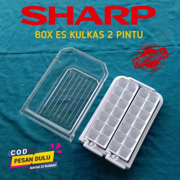 Jual >*>*>*>*] RAK BOX ES KULKAS SHARP 2 PINTU ORIGINAL | Shopee Indonesia