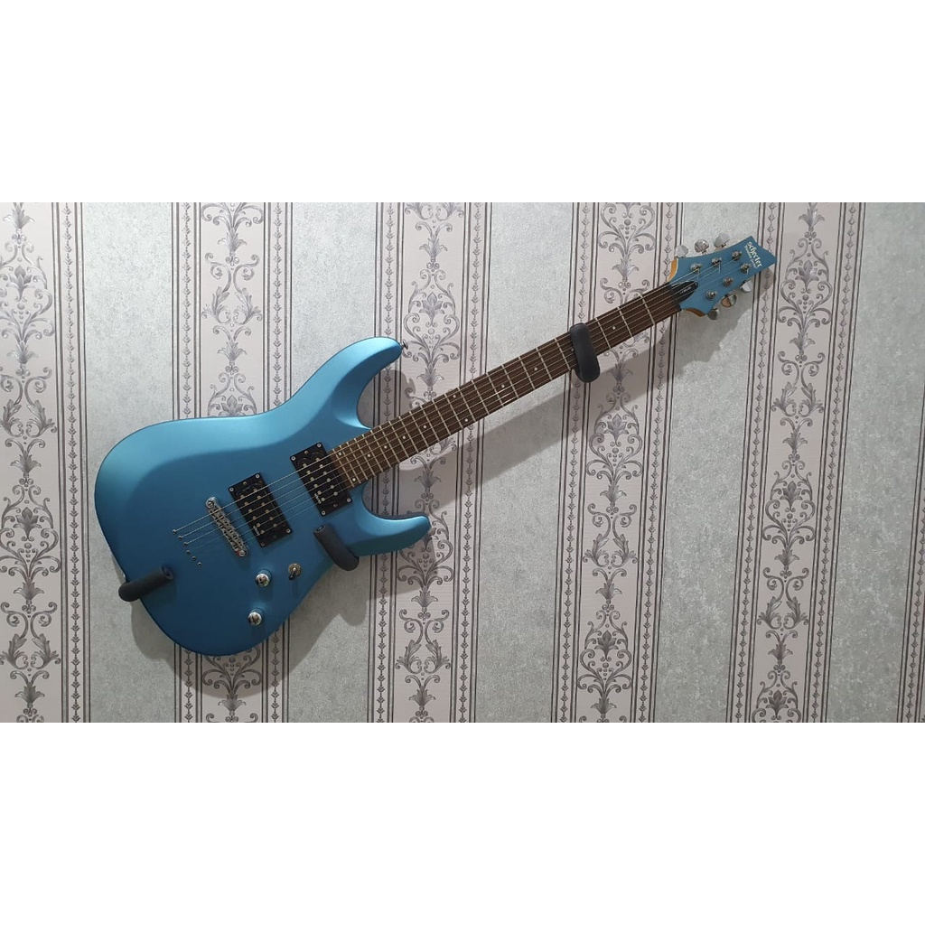 Jual Schecter C-6 Deluxe SMLB in Satin Metallic Light Blue | Shopee ...