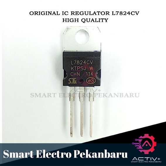 Jual ORIGINAL IC REGULATOR L7824CV REGULATOR TEGANGAN L7824 7824 TO-220 POSITIVE VOLTAGE ...