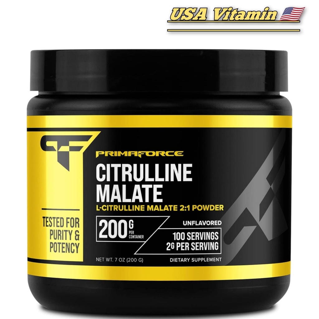 Jual Primaforce Citrulline Malate Unflavored L-Citrulline Malate 2:1 ...